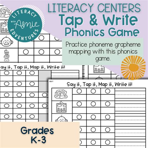 Phoneme Grapheme Mapping Phonics Activities — Literacy Edventures