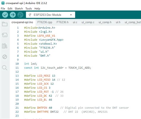 Crowpanel Esp32 Terminal Spi With Arduino Ide Elecrow Wiki