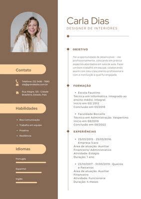 Currículo profissional moderno monocromático Templates by Canva in