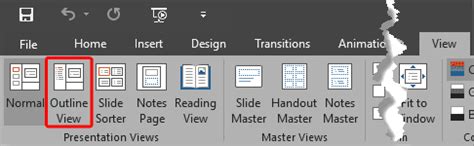 Using Outline View In PowerPoint For Windows Using Outline View In PowerPoint For Windows