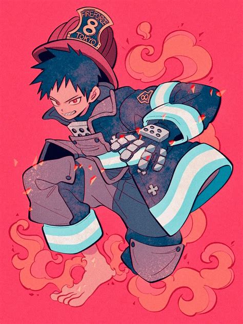 Shinra Kusakabe En En No Shouboutai Drawn By Uzuta Danbooru