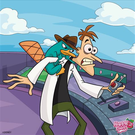 Perry Fighting Dr Heinz Doofenshmirtz By Princesslayla20 On Deviantart