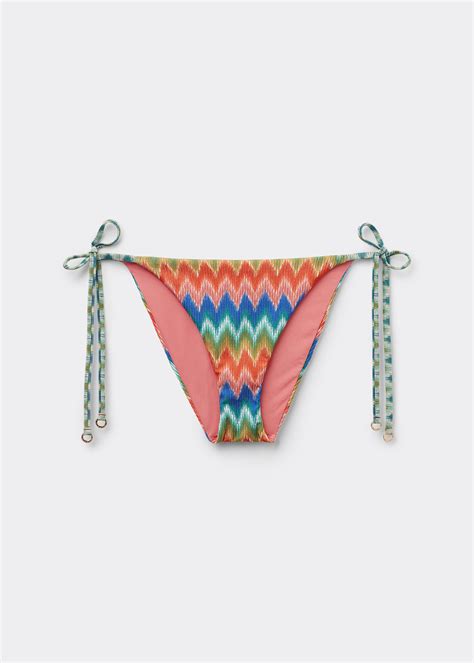 Tie Bikini Bottoms Elegant Chevron Tie Side Calzedonia