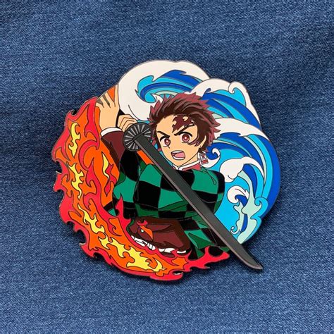 Demon Slayer Pin Badge Etsy