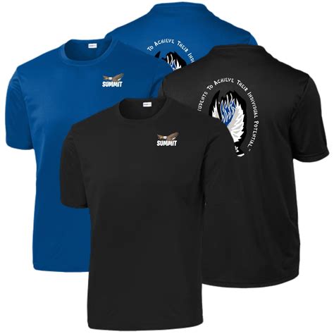 Summit School 01 Spiritwear Adult And Youth Performance Tee Hyperstitch