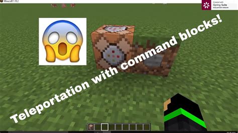 How To Teleport Using Command Blocks Minecraft 1 10 2 Youtube
