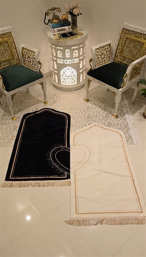 Couples Heart Prayer Mat Set Islamic Ts