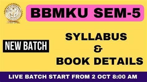 bbmku sem 5 mathematics live batch b sc mathematics live batch youtube