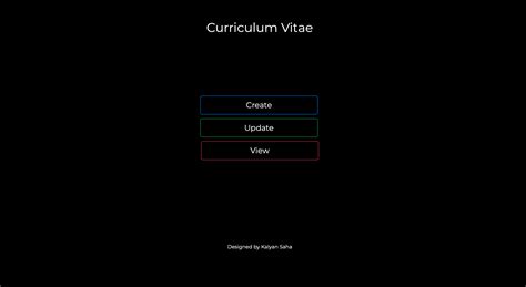 GitHub Klynsaha CV Maker Curriculum Vitae Maker