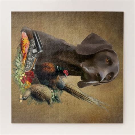 German Shorthaired Pointer Gsp Jigsaw Puzzle Zazzle