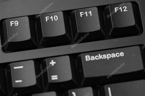 Function Keys Of Black Computer Keyboard Stock Photo By Professor