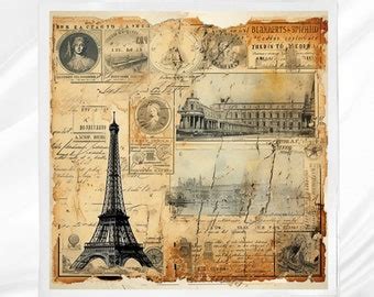 Pink Eiffel Tower Fabric Panel Quilt Block Square Fabric Panel For Sewing Projects Etsy