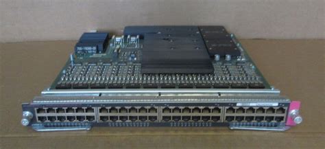 Cisco Ws X6548 Ge 45af Fabric Enabled 48 Port 10 100 1000 Ethernet Module Poe