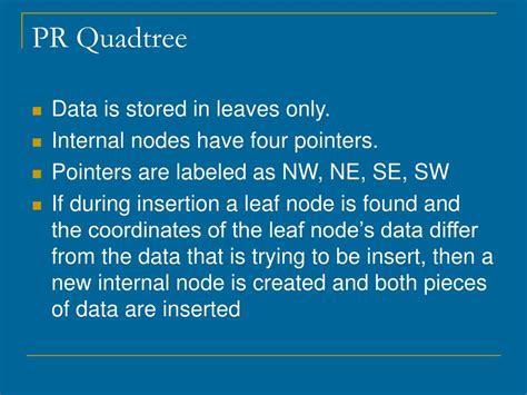 Ppt Pr Quadtree Powerpoint Presentation Free Download Id481185