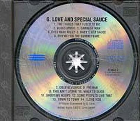 G Love And Special Sauce Rare Records Au