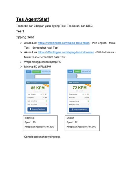 Test Agent And Staff Pdf