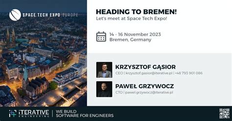 Iterative Engineering On Linkedin Spacetechexpoeurope