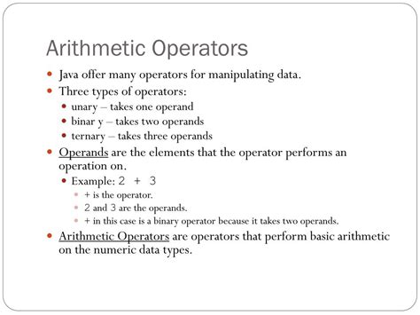 Ppt Primitive Data Types And Arithmetic Operations Powerpoint Presentation Id6884013