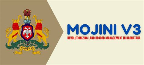 Mojini V3 Login Process To Access Karnataka Land Information