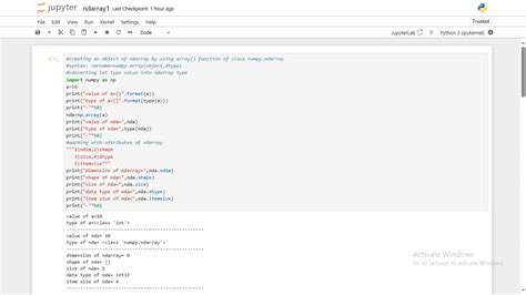 Mohammad Samiuddin On Linkedin Ndarray Is A Pre Defined Class In The Numpy Module Used To Store