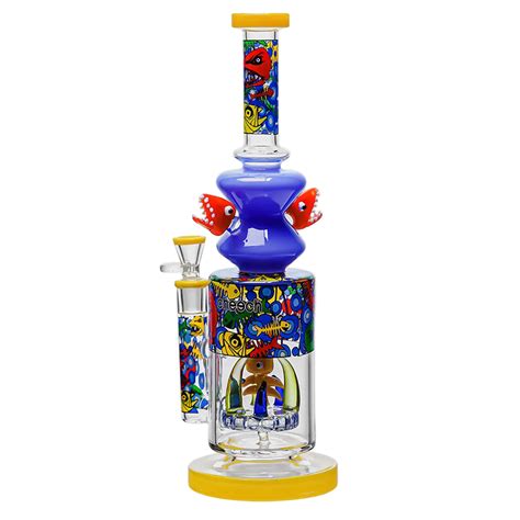 Cheech 12 Piranha Takeover Bong Smoke In Style The Wee Smoke Shop