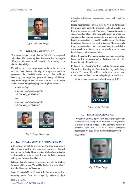 Gender Classification Using Svm With Flask Pdf