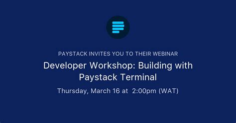 Nubi Kay On Linkedin Developer Workshop Building With Paystack