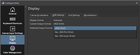 10 bit output for display general questions krita artists