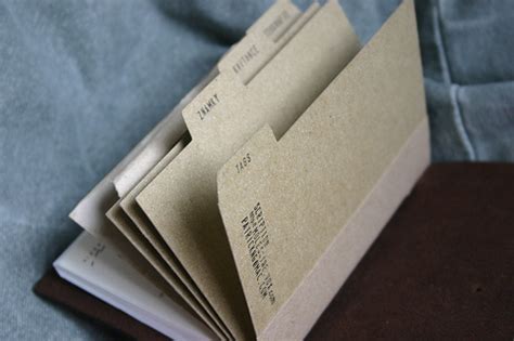 Scription Customizing Travelers Notebook Passport Size With Pocket Insert