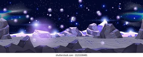 우주행성의 풍경 벡터 우주의 게임 매끄러운 스톡 벡터로열티 프리 2116334771 Shutterstock