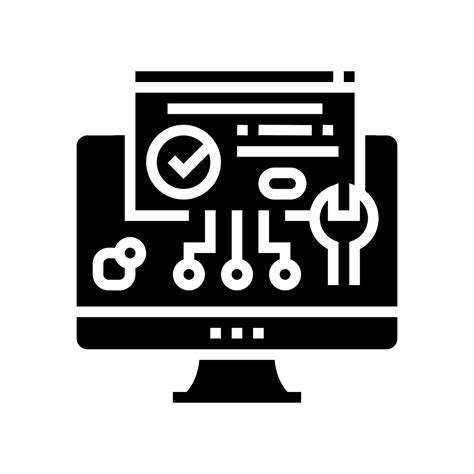 Plugin Program Glyph Icon Vector Illustration 18779597 Vector Art At