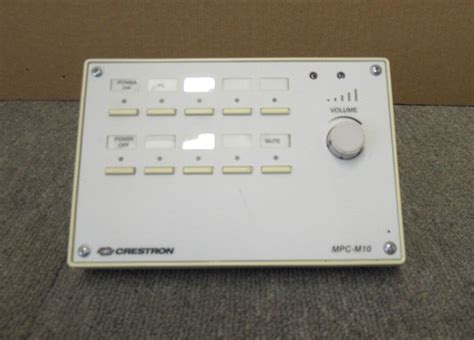 Crestron Mpc M10 Desk Mount Media Presentation Controller White