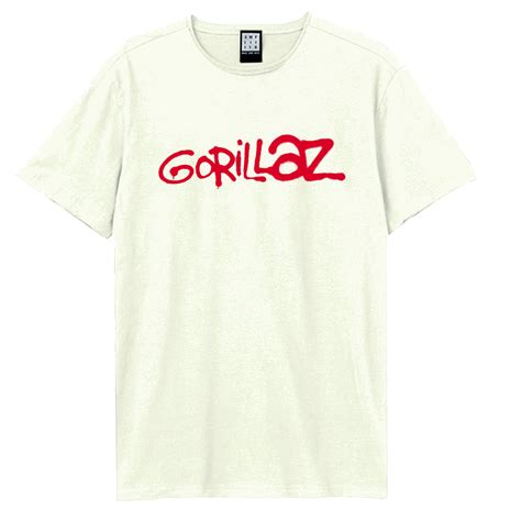 Gorillaz Red Logo T Shirt Louder