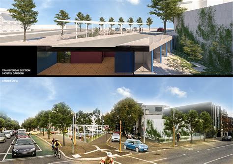 Architecture Project Lattice Steel Framework And Vibrant Color