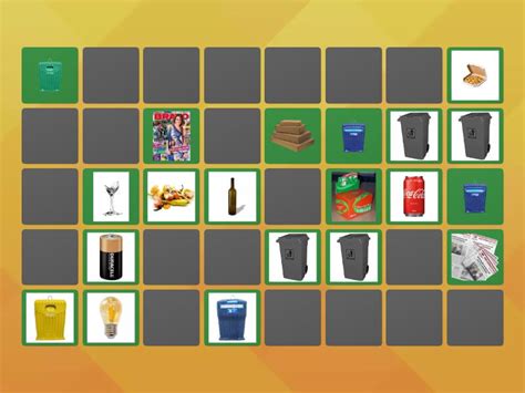 Jogo Da Reciclagem Parejas