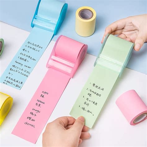 Akina Save 8m 8m Set Refillable Colour Sticky Note Roll With