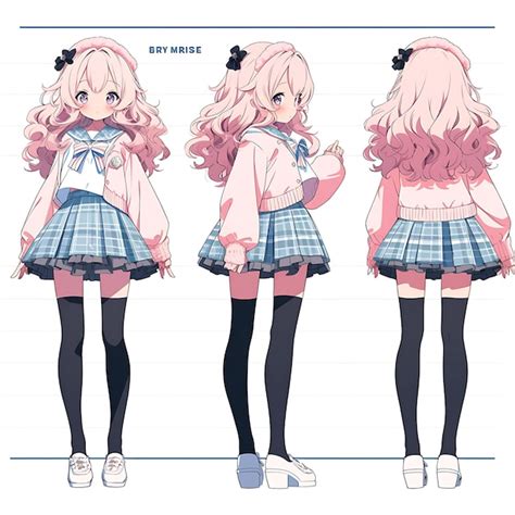 Premium Photo Chibi Kawaii Manga Watercolor Art Cute Chibi Characters