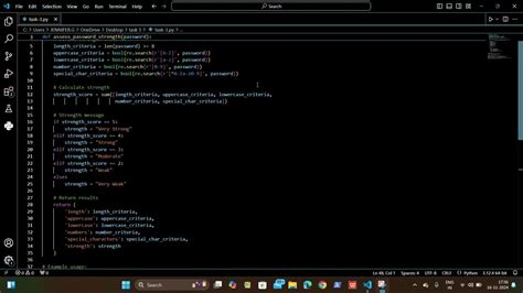 Jennifer G On Linkedin Cybersecurity Internship Python Passwordsecurity Skillcrafttechnology