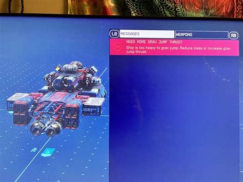 Adding Engines Only Makes “grav Jump Thrust” Issue Worse R Starfield