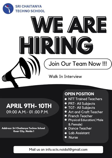 Simran Sinha On Linkedin Immediatehiring Srichaitanyatechnoschool