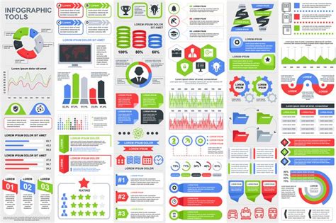 Infographic Elements Data Visualization Vector Design Template 338768