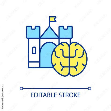 Spatial Memory Rgb Color Icon Palace Mind Loci Technique Memorization Trick Visual