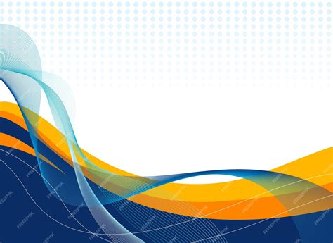 Abstract Line Background Template Dynamic Curves Lines Premium Ai Generated Vector