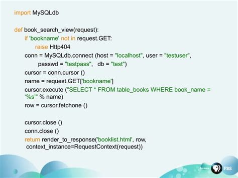 Sql Injection Defense In Python Pptx Databases Computer Software