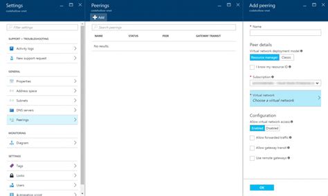 Azure VNet Peering Connect Two Virtual Networks Arminreiter