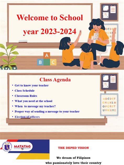 A Class Orientation 23 24 Pdf Teachers Learning