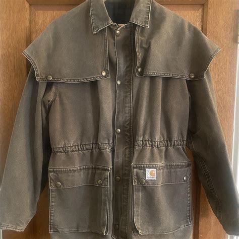Rare Vintage Carhartt Blanket Lined Duster Chore Depop