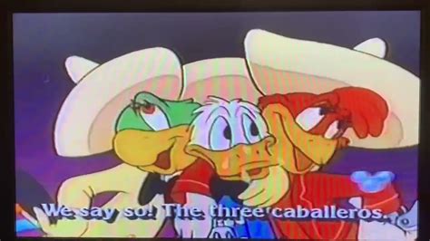 Disney Sing Along Songs Heigh Ho 1987 The Three Caballeros Youtube