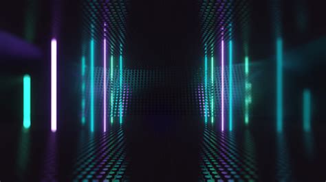 3d 추상적 다각형 구조의 기하학적 풍경 배경 메타 버스 사이버 공간 가상 현실 연단 쇼 제품 제품 장소 컬러 네온 조명 복고풍 공상 과학 스타일 0명에 대한 스톡 사진 및