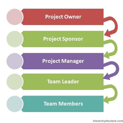 Project Management Hierarchy Chart Learn About Team Roles